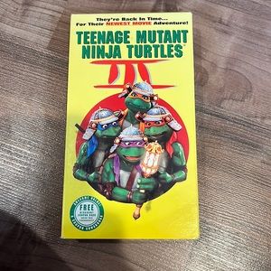 Portable Audio & Video | Teenage Mutant Ninja Turtles Iii Vhs | Poshmark